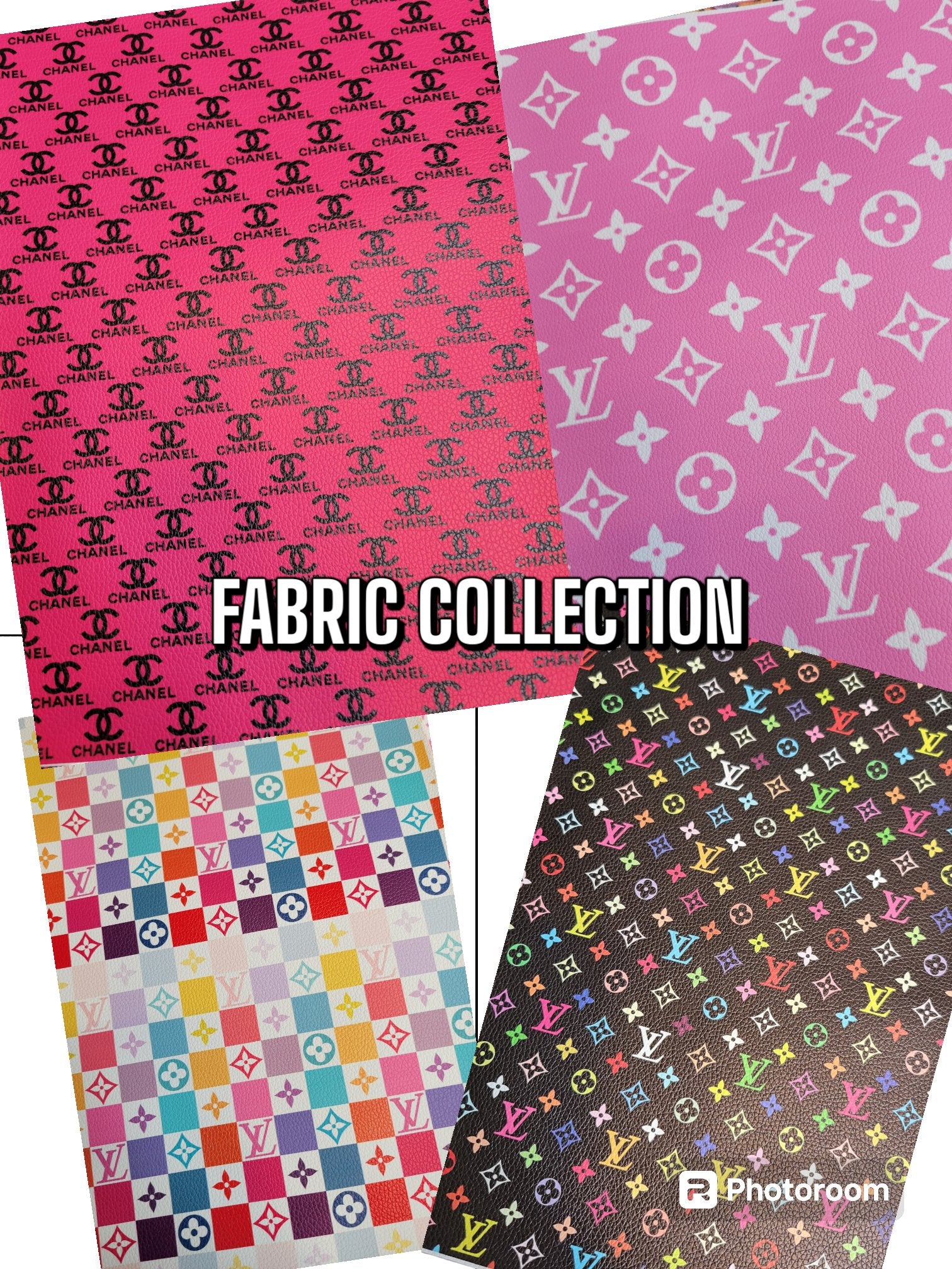 LUXURY DESIGNER INSPIRED FAUX LEATHER FABRIC **BUY 3 SHEETS GET 4th RA ...