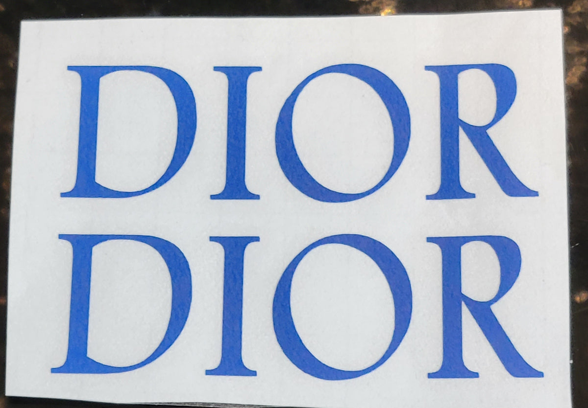 DIOR DECAL PRE-CUT SIGN VINYL – My Royal Radiance